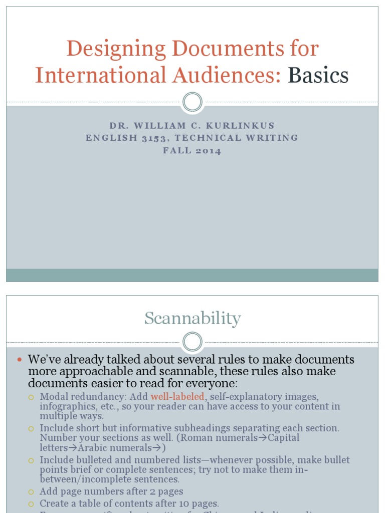 Designing Documents for Global Readability | PDF | Typefaces | Typography