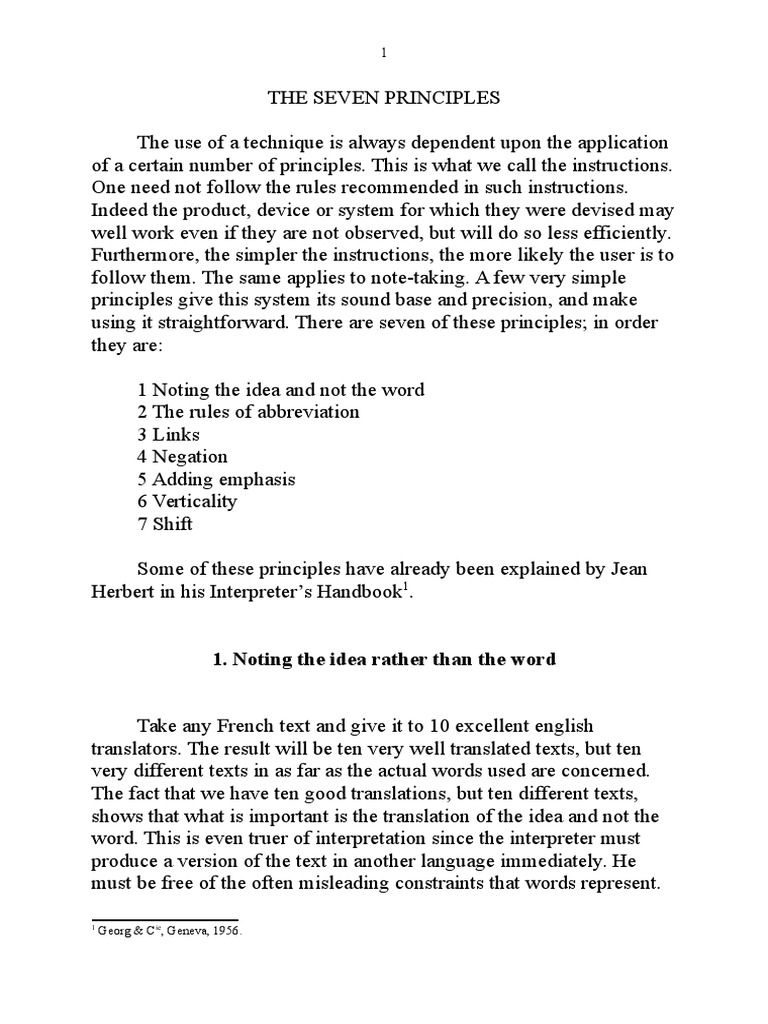 Rozan, Jean Francois - The 7 Principles of Note-Taking | Linguistics ...