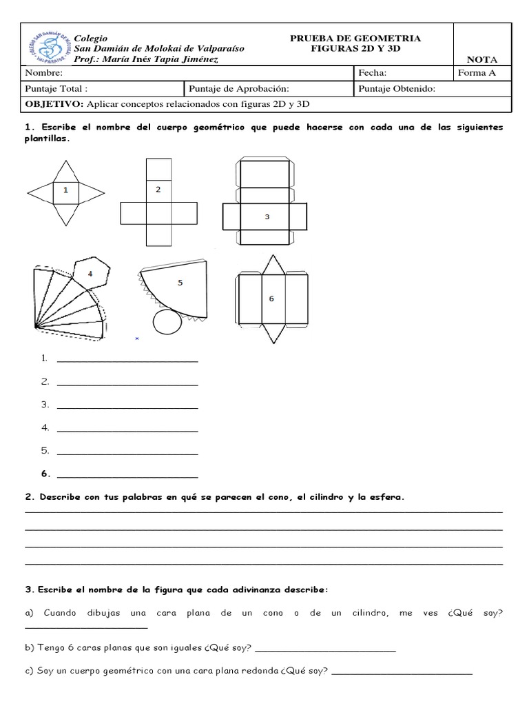 Figuras 2D y 3D | PDF