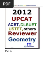 Ustet Upcat Coverage Exam | PDF | Factorization | Equations