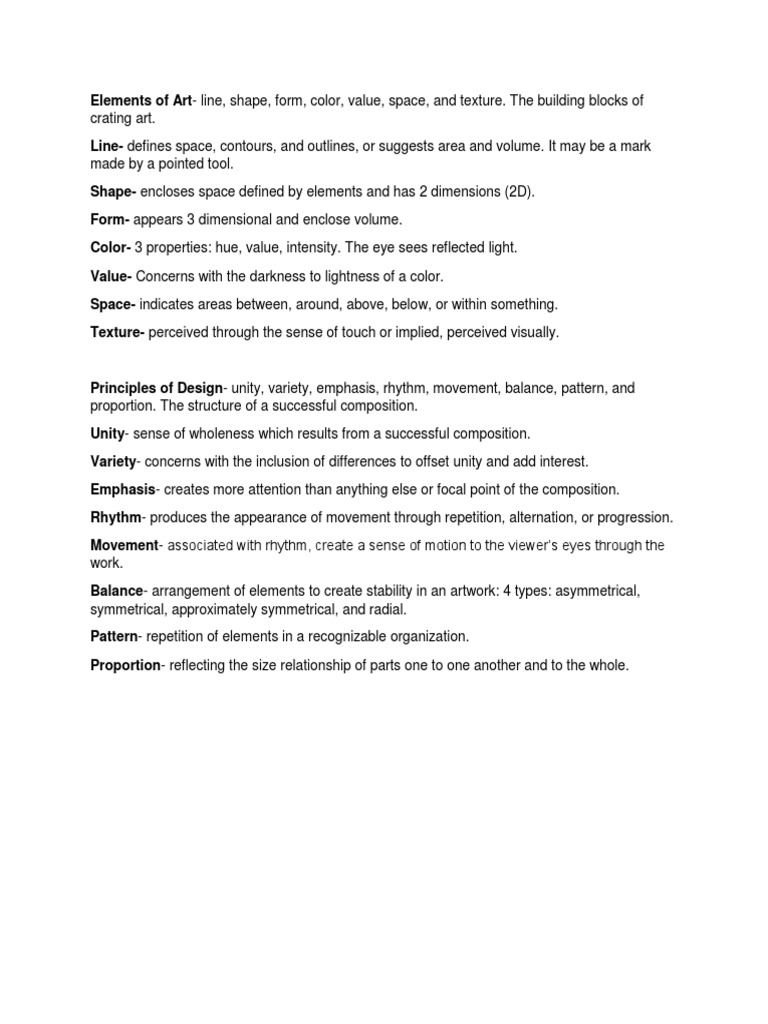 Elements of Art | PDF