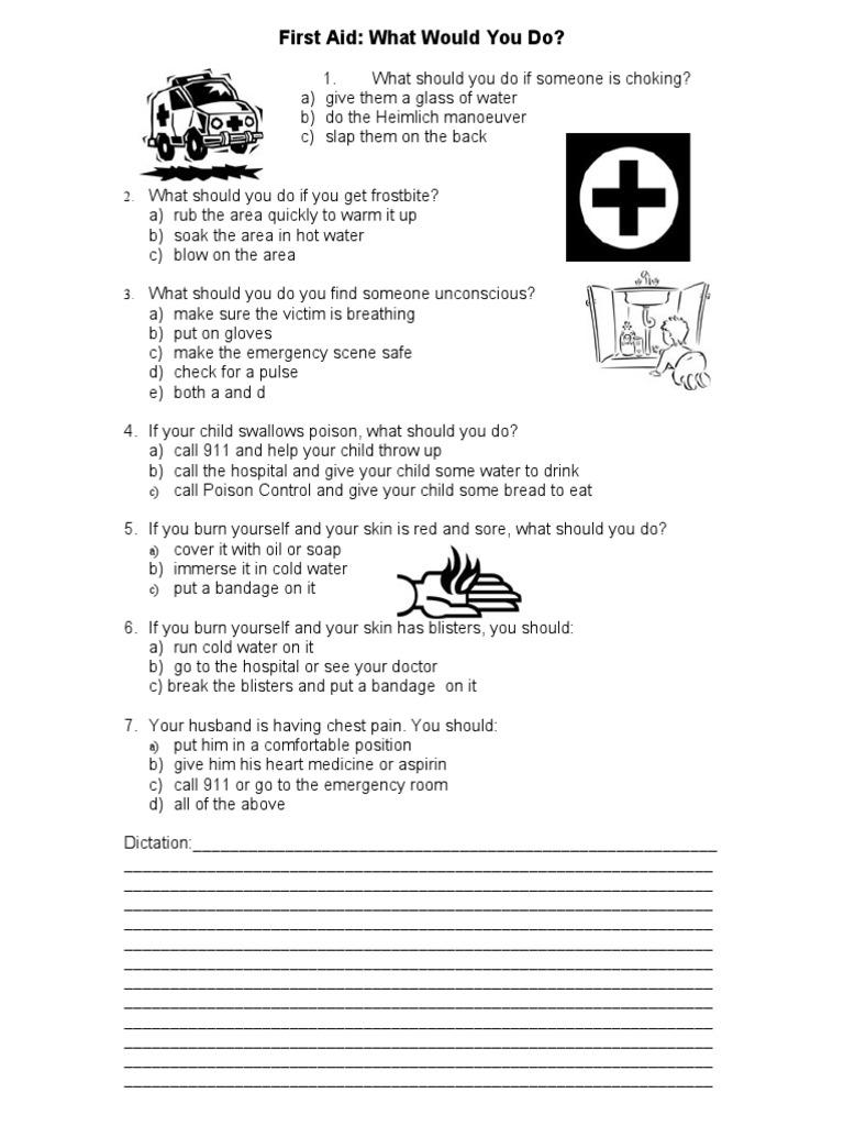 First Aid Quiz | PDF