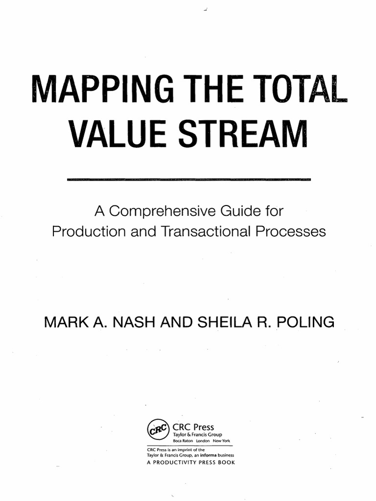 Mapping The Total Value Stream: A Comprehensive Guide For Production ...