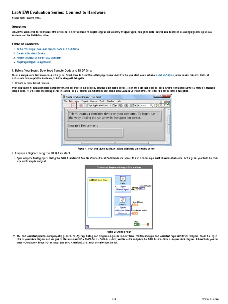 LabVIEW Connect To Hardware | PDF | Parameter (Computer Programming ...
