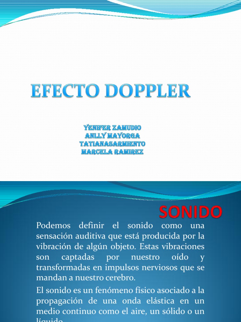 Efecto Doppler | Efecto Doppler | Olas