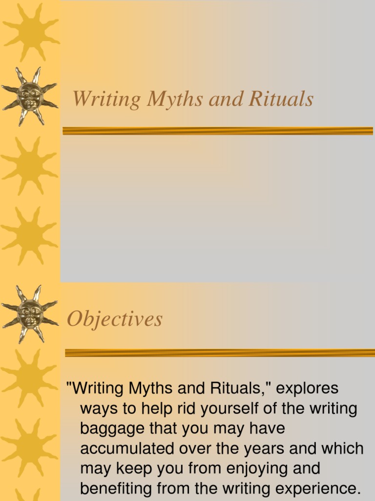 Writing Myths and Rituals | PDF | Creativity | Rhetoric