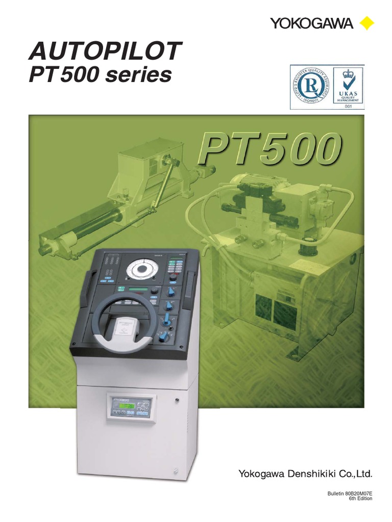Catlog - PT500 Yokogawa | PDF | Steering | User Interface