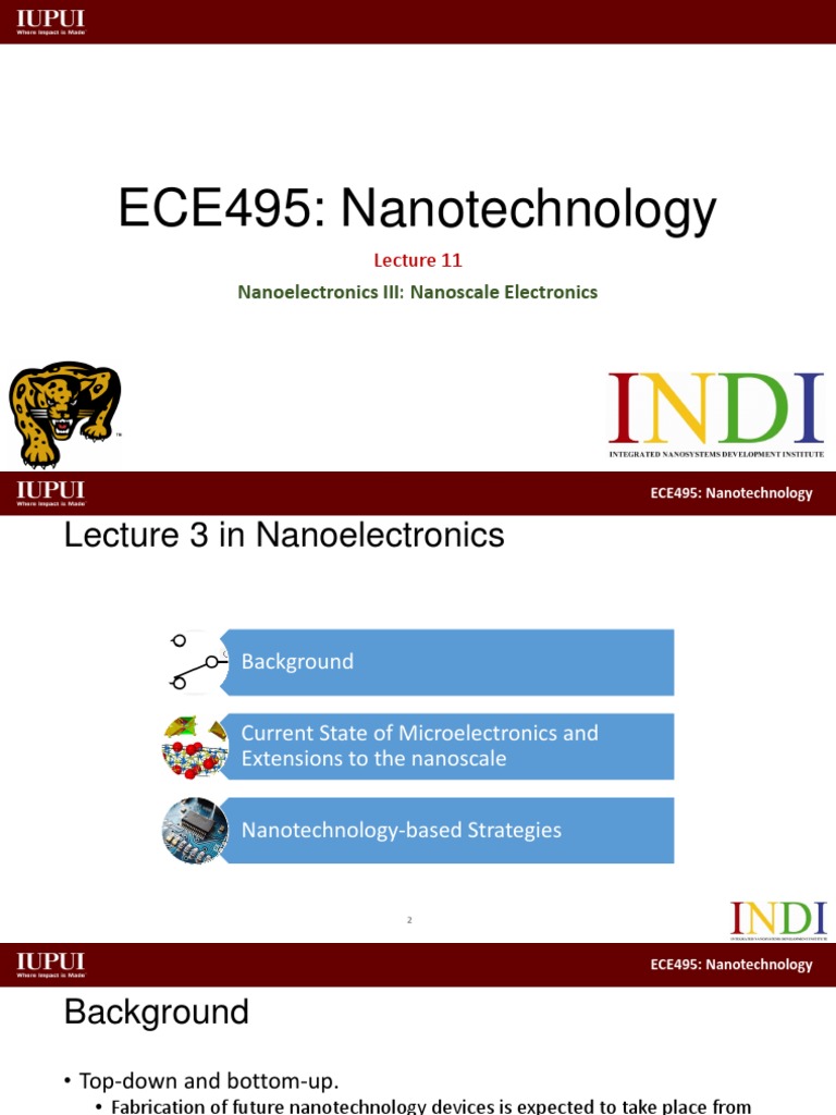 ECE495-Lec 11 | PDF | Quantum Tunnelling | Nanotechnology
