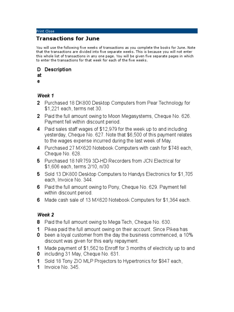 Practice Set Information 2014 | PDF | Invoice | Cheque