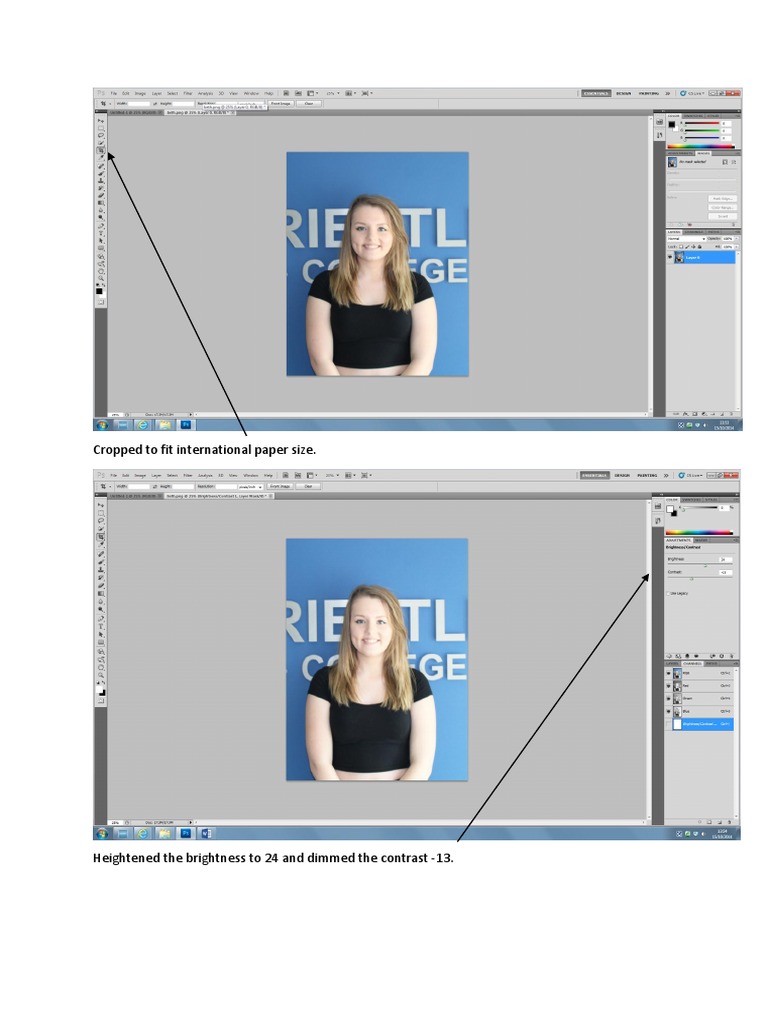 Image Editing: Brightness & Contrast Adjustments | PDF