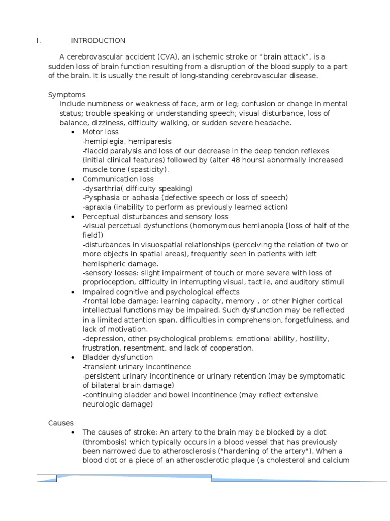 Understanding Cerebrovascular Accidents | PDF | Cerebrum | Stroke
