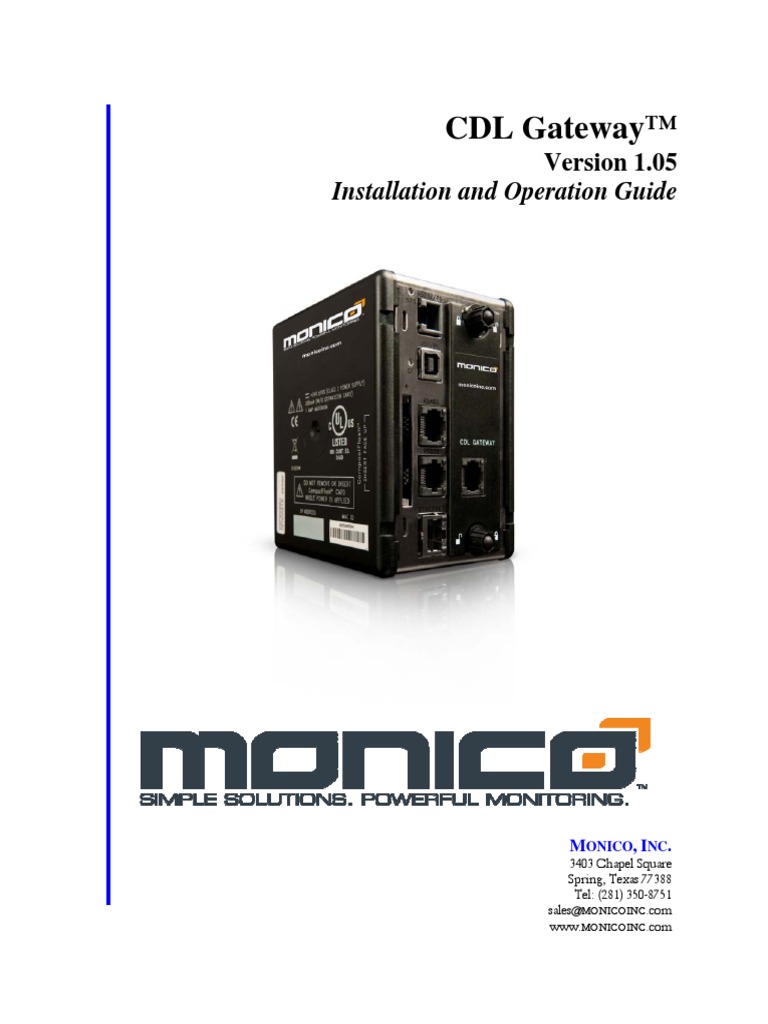 CDL Manual (Monico) PDF | PDF | Electromagnetic Interference | Port (Computer Networking)
