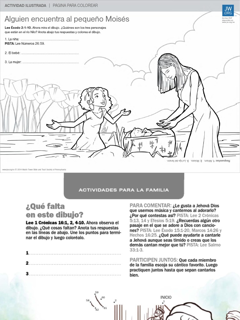 ACTIVIDADES ILUSTRADAS.pdf | Arca de la Alianza | Biblia