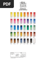 Winton Oil Color Chart | PDF | Hue | Blue