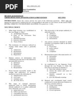 FUNDAMENTALS OF CDI Questionnaire | PDF | Crime Scene | Interrogation