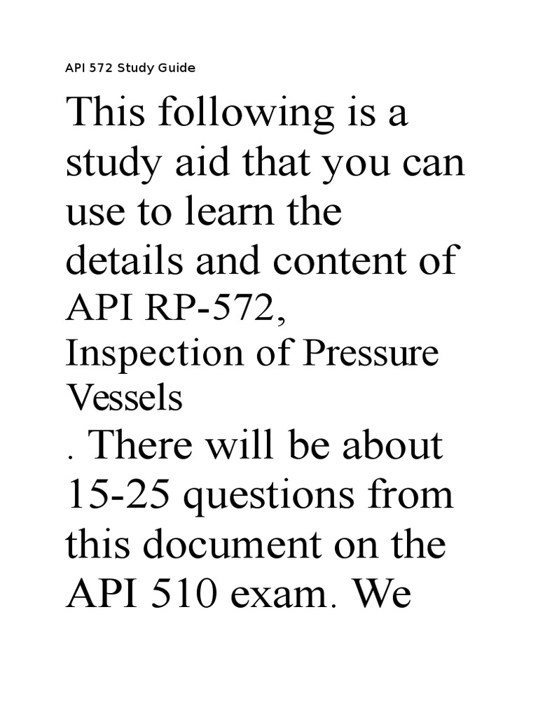 Api 572 | PDF