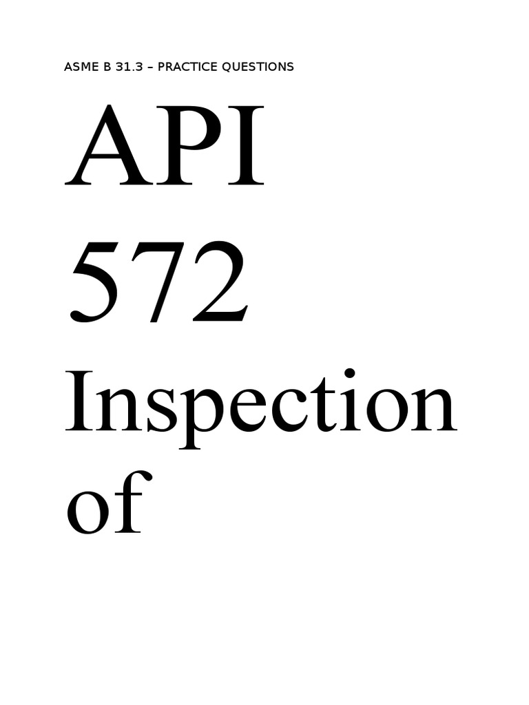 Api 572 | PDF