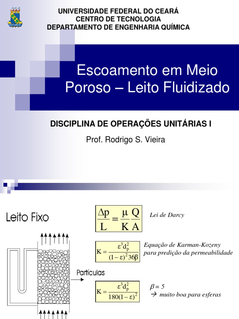 Aula-10-Leito Fluidizado PDF | PDF | Mecânica dos fluidos | Gases