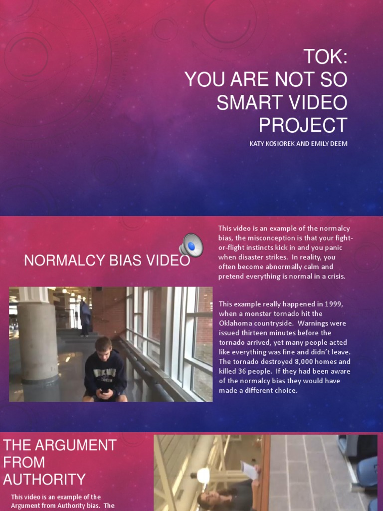 Normalcy and Authority Bias Explained | PDF | Argument | Ignorance
