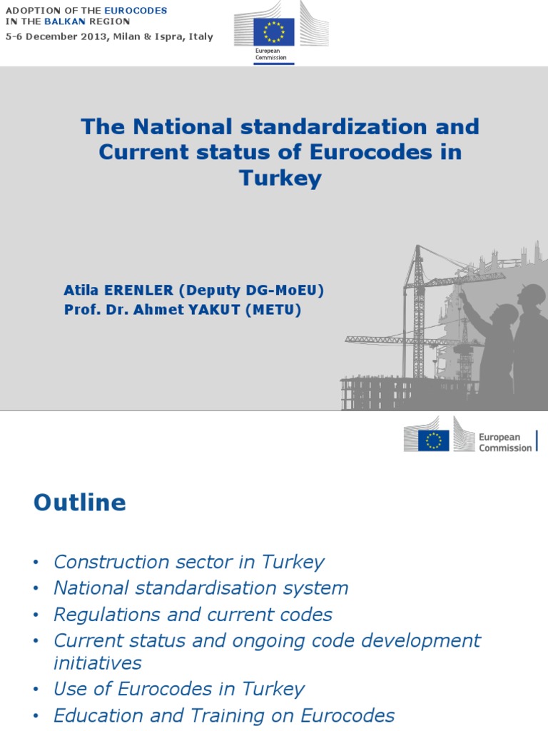Eurocodes adoption in Turkey and Balkan region | PDF | Standardization ...