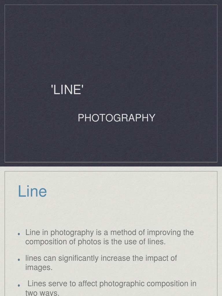 Enhancing Photography with Lines | PDF