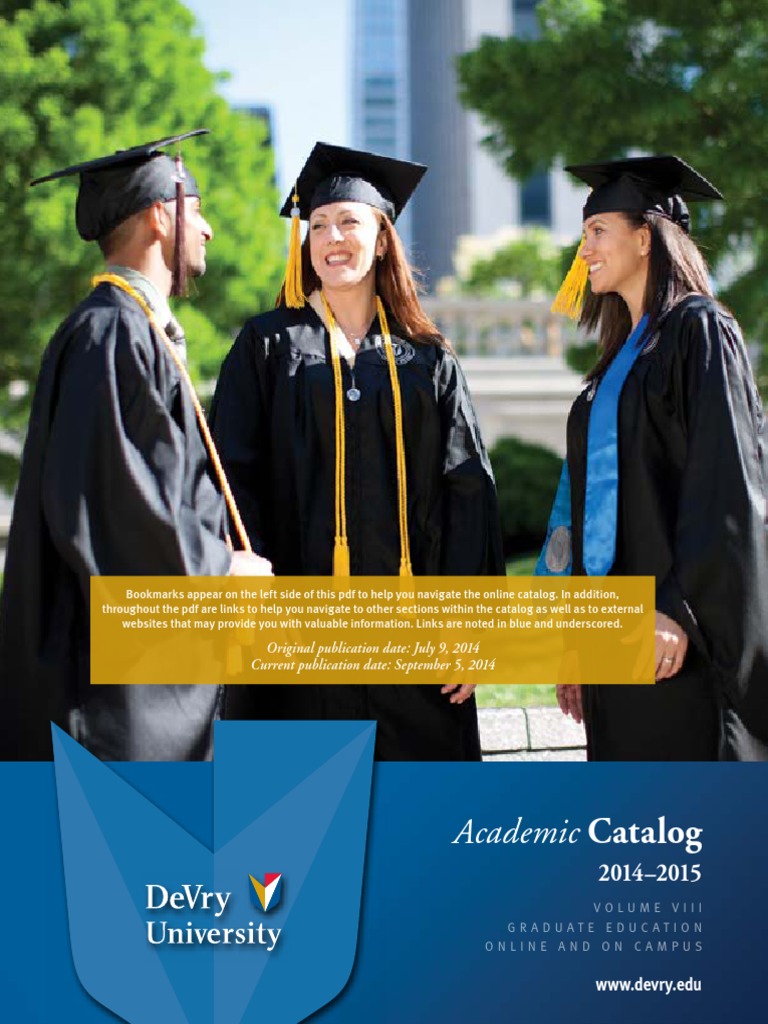 Academic Catalog: Original Publication Date: July 9, 2014 Current ...