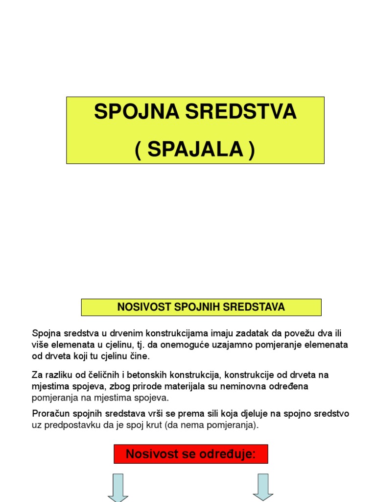Drvene Konstrukcije Predavanja | PDF