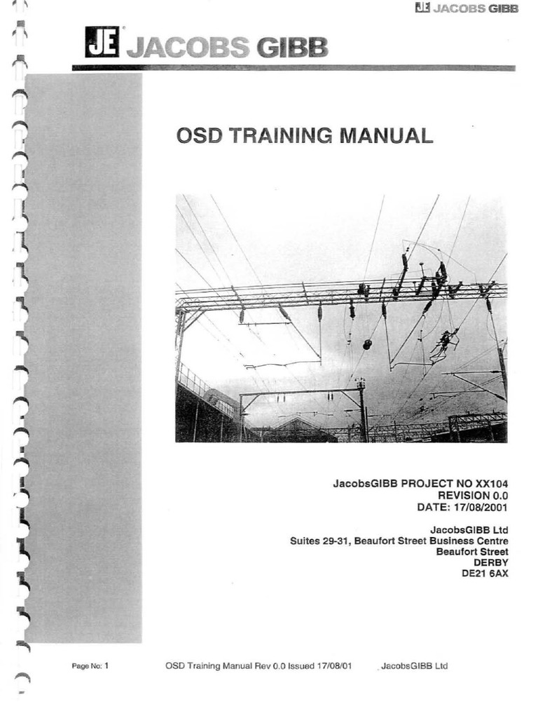 OSD Training Manual Overview | PDF | Transformer | Switch