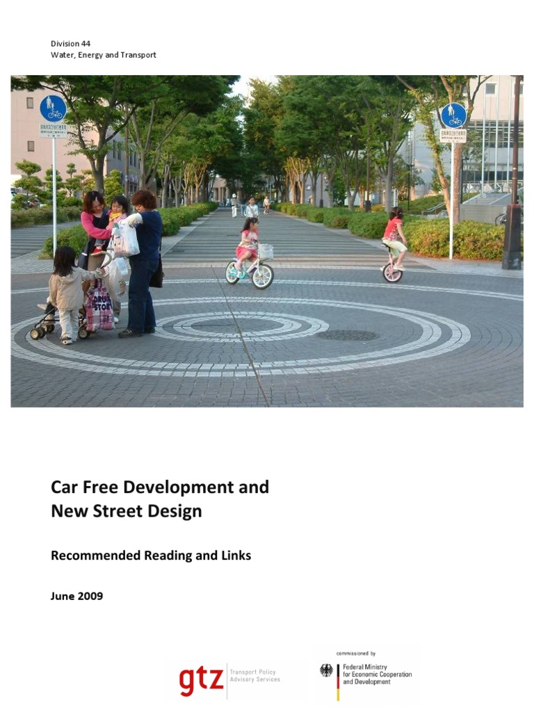 Car-Free Development and Street Design | PDF | City | Services (Economics)