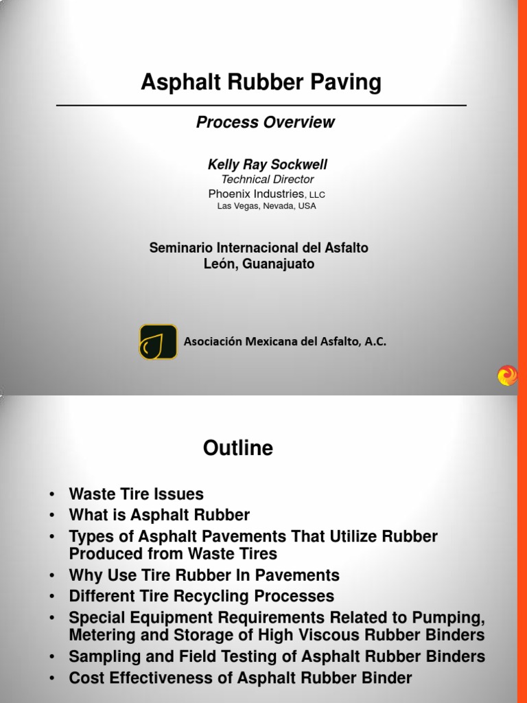 Asphalt Rubber Paving: Process Overview | PDF | Asphalt | Road Surface