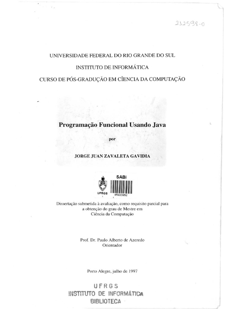 Programacao Funcional Usando Java PDF | PDF | Java (linguagem de ...