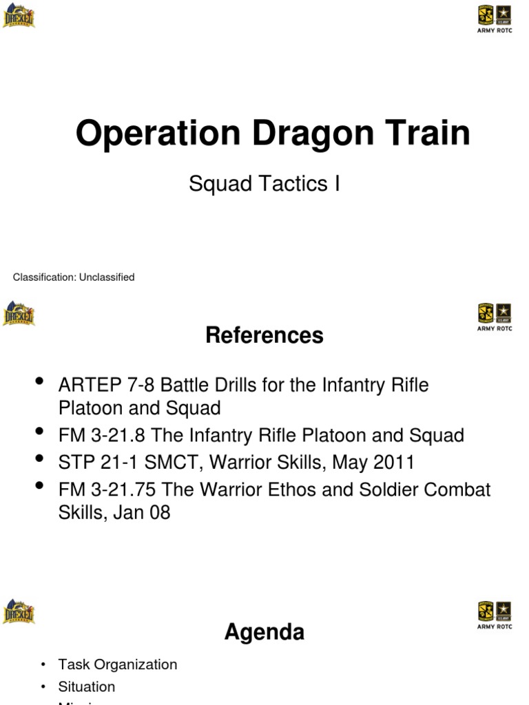 Operation Dragon Train: Squad Tactics I | PDF | Military Of The United ...