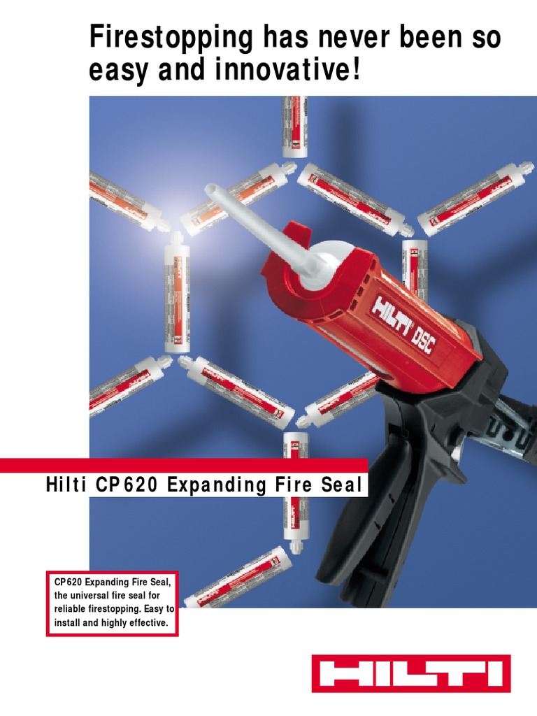 Firestopping has never been so easy and innovative!: Hilti CP 620 ...