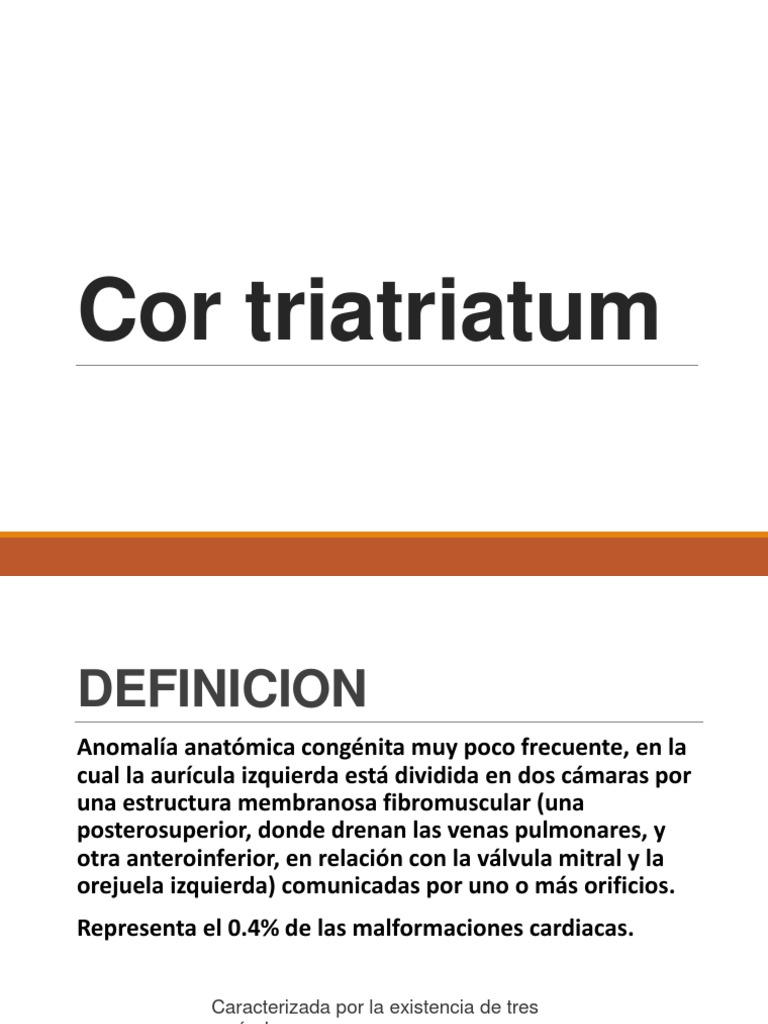 Cor Triatriatum | PDF