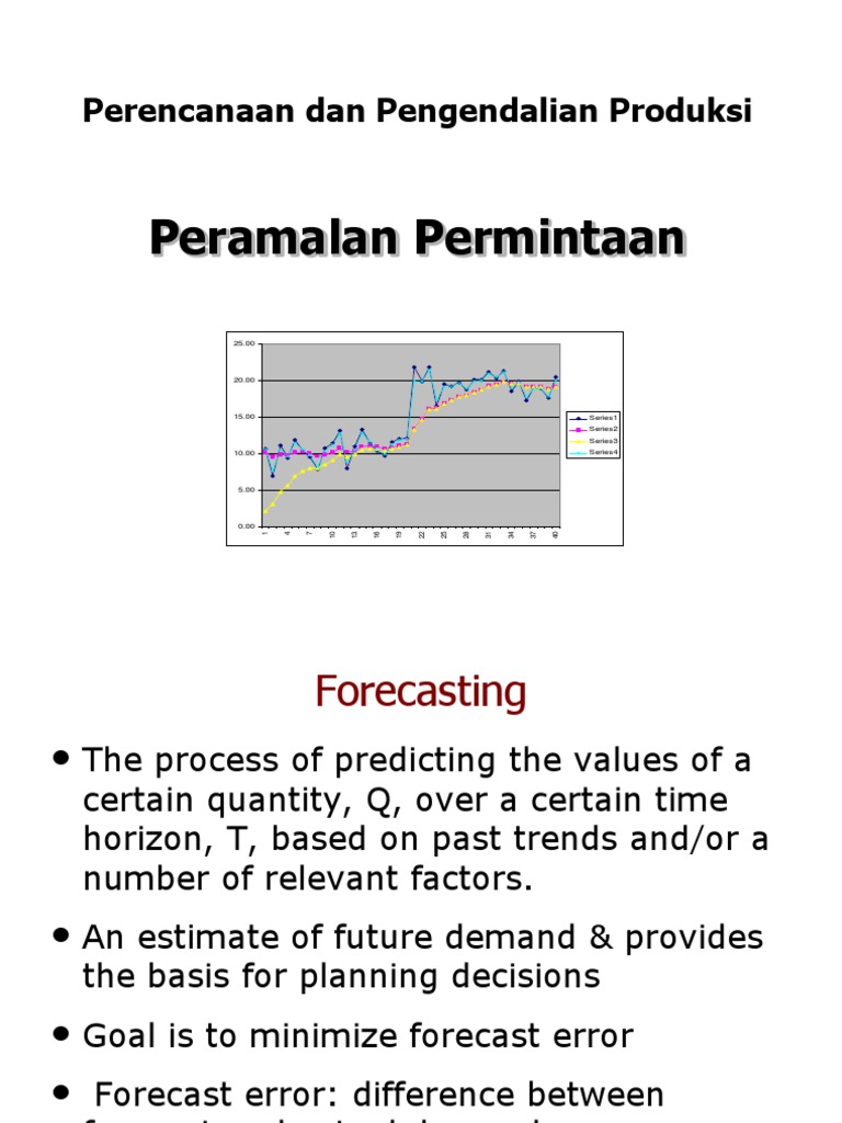 Demand Forecasting Techniques and Production Planning: An Analysis of Forecasting Methods for ...