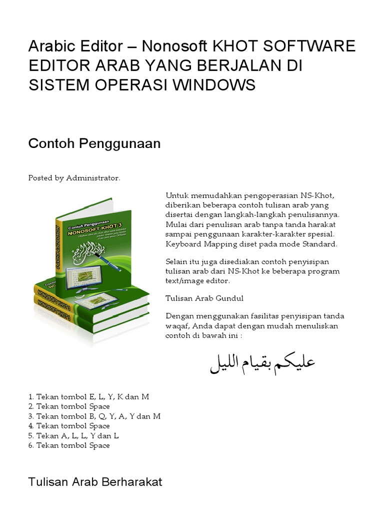 Panduan Lengkap Nonosoft KHOT | PDF