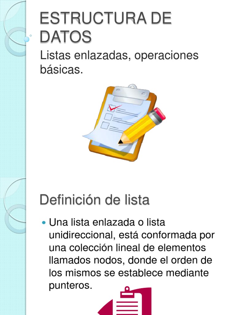 3 Listas y Listas Enlazadas | PDF | Puntero (Programación de ...