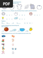 Letrang Ii Kindergarten Worksheets | PDF