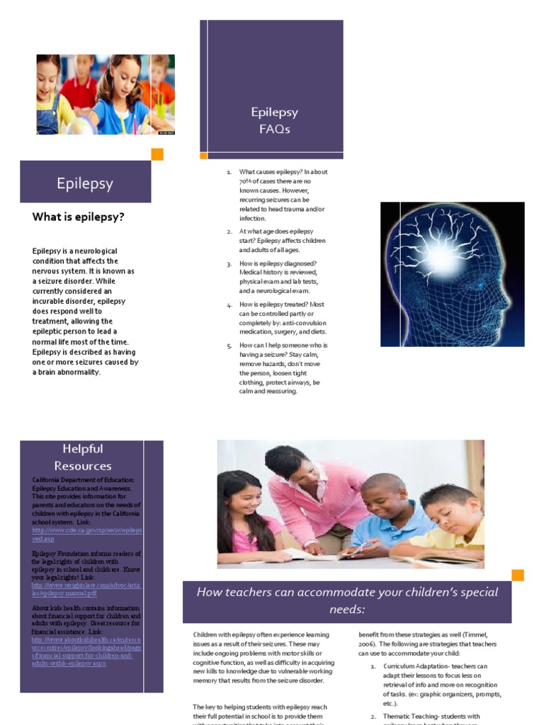 Epilepsy Brochure Information Sheets & Brochures – BC Epilepsy