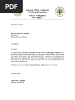 Letter of Authorization To Claim DSWD Educational Assistance | PDF