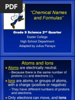 Solving and Writing Ionic Formulas | PDF | Ion | Chloride