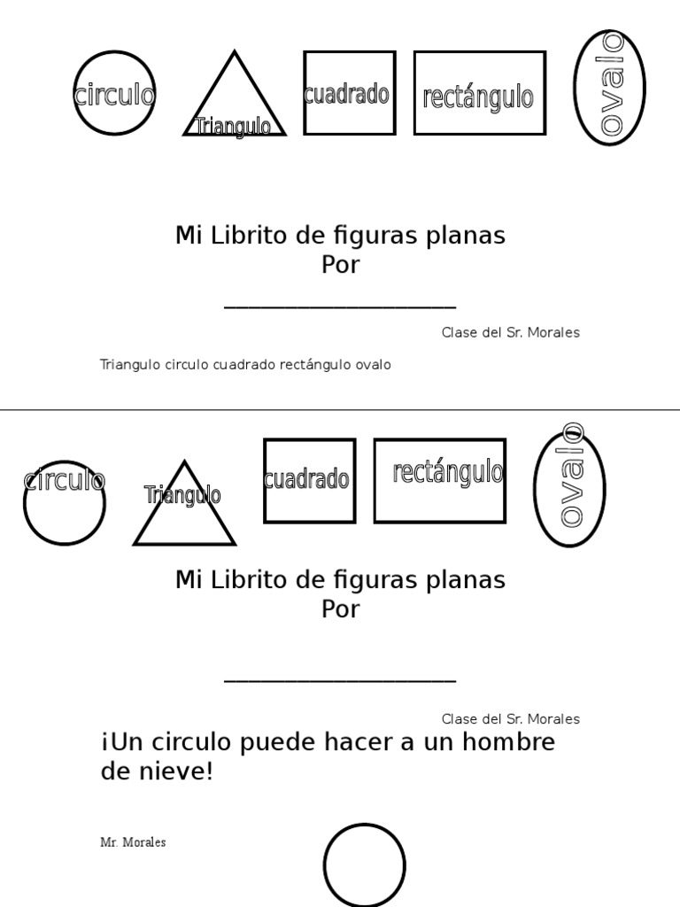 Mi Librito de Figuras Planas | PDF