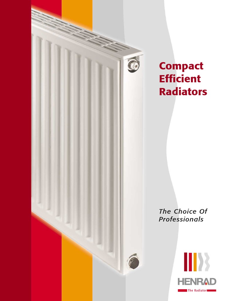 Radiatoare Otel Henrad Compact - Carte Tehnica | PDF | Radiator | Corrosion