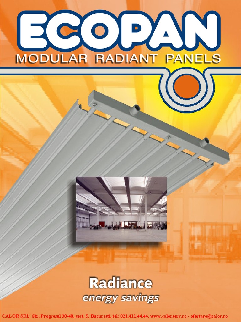 Modular Radiant Panels: Radiance | PDF | Continuum Mechanics | Branches ...