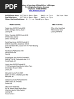 Michigan State Police Post Locations | PDF | Michigan