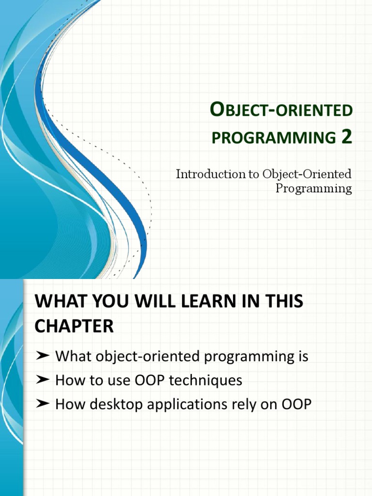 Object-Oriented Programming 2-Prefinal | PDF | Class (Computer Programming) | Method (Computer ...