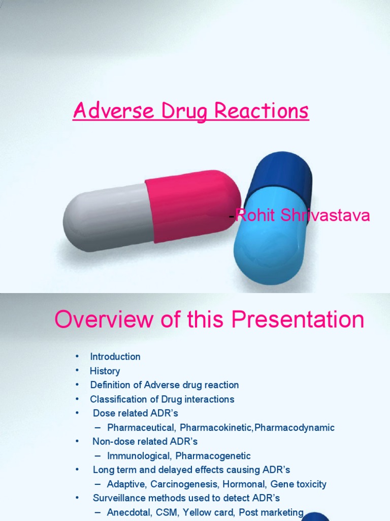Adverse Drug Reactions | PDF | Pharmacology | Allergy