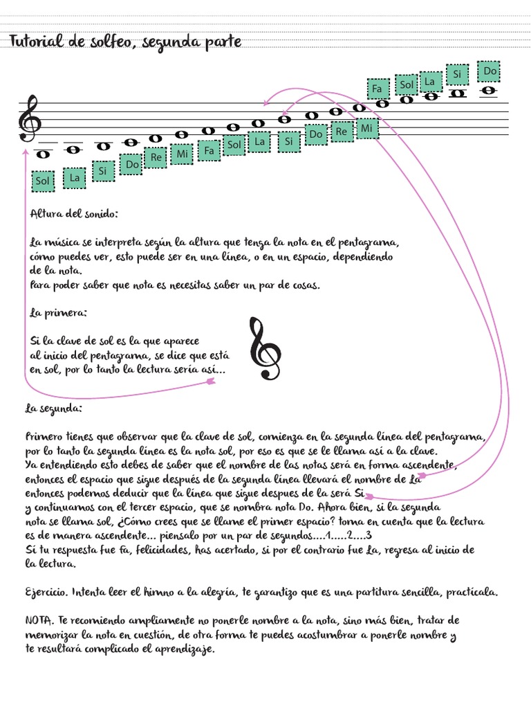 clases solfeo 2 parte.pdf | Clave | Composiciones Musicales