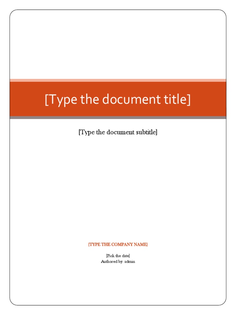 Type The Document Subtitle | PDF | Page Layout | Computing