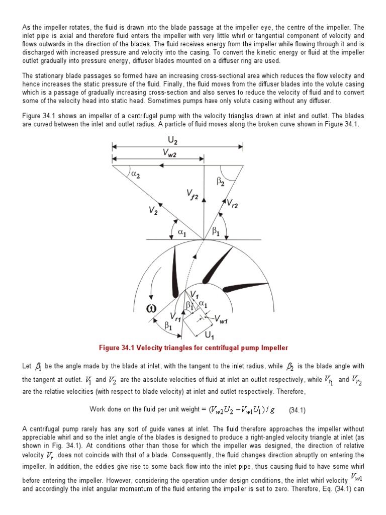 Centrifugal Pump Operation Explained | PDF | Pump | Turbomachinery